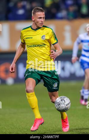SITTARD, NETHERLANDS - MARCH 6: Paul Gladon of Fortuna Sittard, Thomas ...