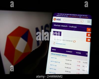 National Stock Exchange of India Limited, NSE, modern glass building ...