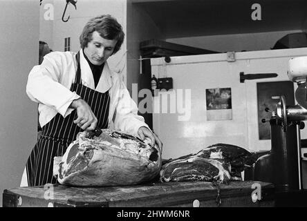 Butchers, Middlesbrough, Circa 1973 Stock Photo - Alamy