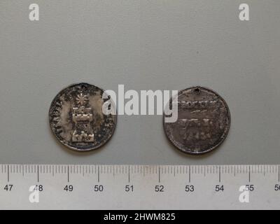Coin of Isabella II, Queen of Spain from Barcelona. Ruler: Isabella II ...
