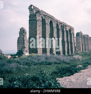 Archive scan of Archaeological Site in Carthage. Ruins of the capital ...