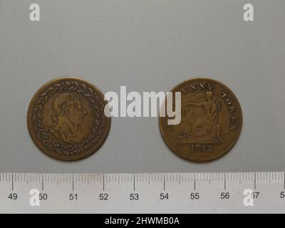 Halfpenny from Birmingham. Mint: Birmingham Mint, England Artist ...