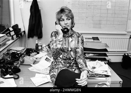 Esther Rantzen pictured at the BBC. 13th October 1971 Stock Photo - Alamy