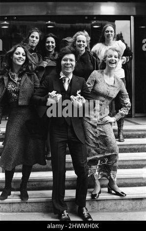 Cliff Richard with the dancers Pan’s People. Cliff Richard was voted Mr ...
