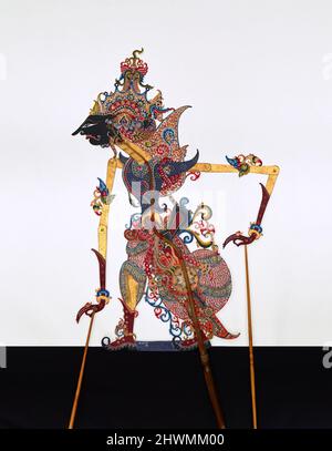 Shadow Puppet (Wayang Kulit) of Kresna. Maker: Ki Enthus Susmono ...
