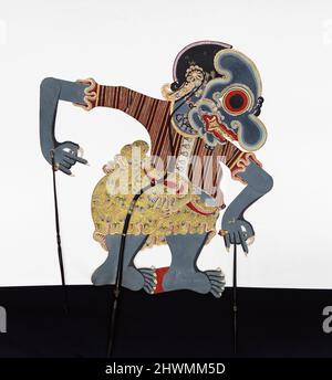 Shadow Puppet (Wayang Kulit) of Buta Rambut Geni, from the set Kyai ...