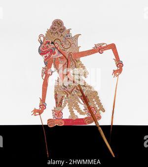 Shadow Puppet (Wayang Kulit) of Baruna, from the set Kyai Drajat Stock ...