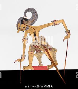 Shadow Puppet (Wayang Kulit) of Bima, from the set Kyai Drajat Stock Photo - Alamy