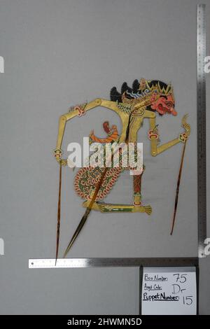 Shadow Puppet (Wayang Kulit) of Patih Wangsa Stock Photo - Alamy