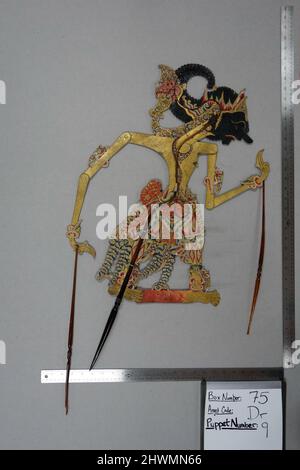 Wayang Puppet Shadow - Antareja Stock Photo - Alamy