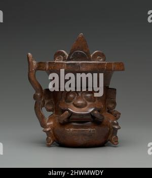 The aztec God, Tlaloc, God of Rain and Fertility - 15th century stone ...