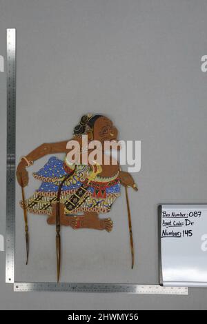 Shadow Puppet (Wayang Kulit) of Gareng. Maker: Ki Enthus Susmono ...