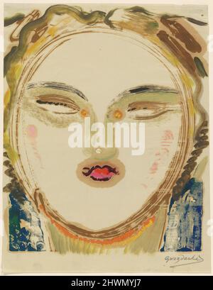 Head. Artist: Gustaw Gwozdecki, Polish, 1880–1934, active France Stock ...