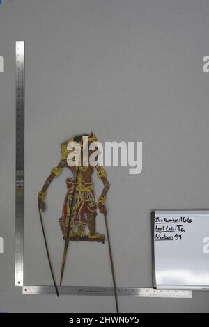 Shadow Puppet (Wayang Kulit) of Patih Nirbito, from the set Kyai Drajat ...