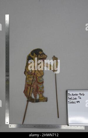 Shadow Puppet (Wayang Kulit) of Buta Grigis Stock Photo - Alamy