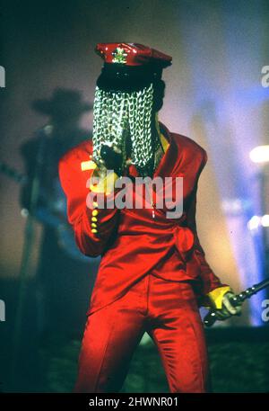 Prince on stage performing circa 1988 Credit: Jeffrey Mayer/ Rock ...