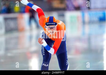 Merel Conijn (NED) on 500m women during ISU World Speed Skating ...