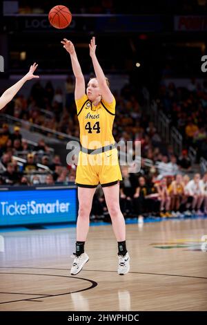 Iowa forward Addison O'Grady during an NCAA basketball game on Thursday ...