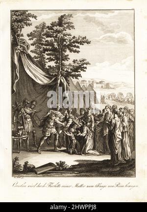 Coriolanus with Veturia and Volumnia at the Volscian Camp, n.d. Circle ...