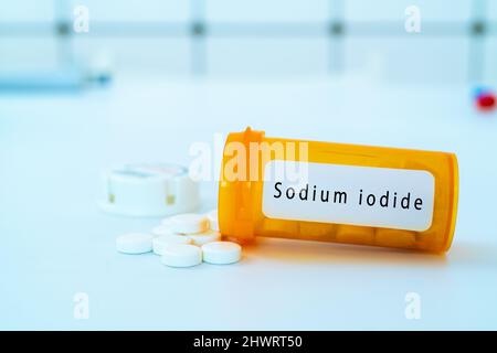 tablets containing iodine Sodium iodide and Potassium iodide for use in ...