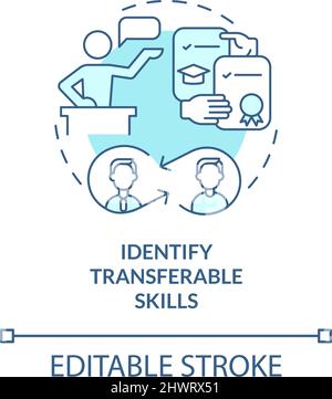Identify transferable skills concept icon Stock Vector Image & Art - Alamy