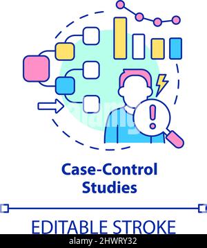 Case studies icon (2) vector logo set collection for web app ui Stock ...