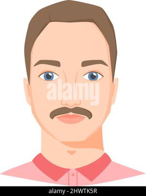 young man character avatar white background Stock Vector Image & Art ...