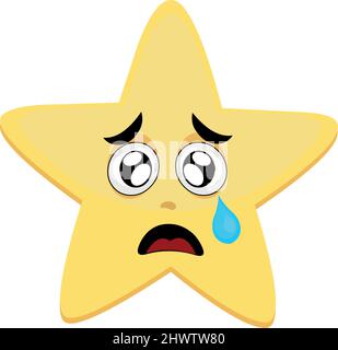 Sad Star Clipart