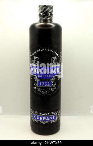 Famous latvian herbal liquor Riga Black Balsam Stock Photo - Alamy