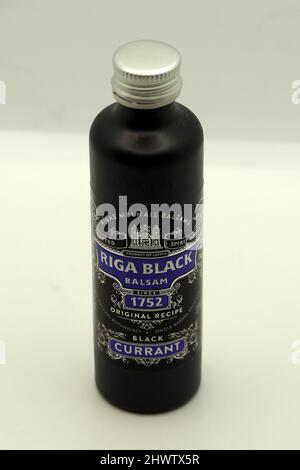 Famous latvian herbal liquor Riga Black Balsam Stock Photo - Alamy