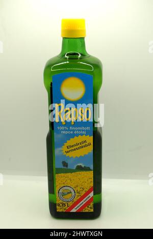 rapeseed oil, Rapsöl, repceolaj, Rapso Stock Photo - Alamy