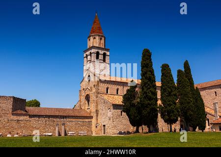 Basilica of Aquileia from the 11th century, largest floor mosaic of the ...
