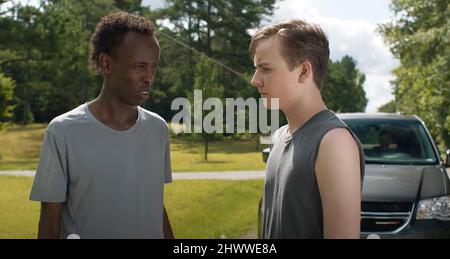 TYSON'S RUN, from left: Major Dodson, Amy Smart, 2022. © Collide ...