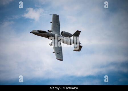 Maj. Haden Fullam, the A-10 Demonstration Team pilot, performs ...