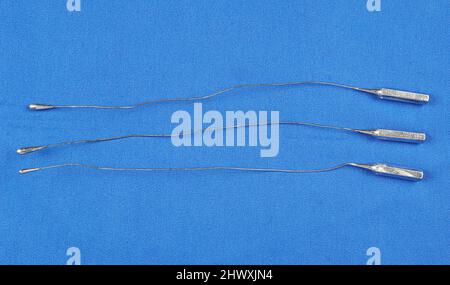 A range of different probes. These are used to gauge the depth of a ...