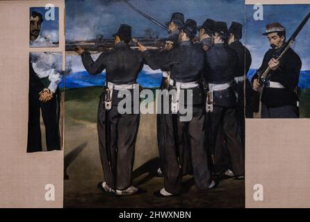 Execution of Emperor Maximilian I of Mexico with his generals Miguel ...