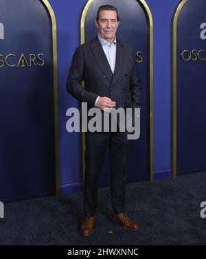 Ciaran Hinds arrives at the Oscars on Sunday, March 27, 2022, at the ...