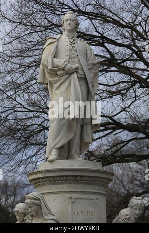 A statue to Goethe in Berlin which done by the artist and sculptor ...