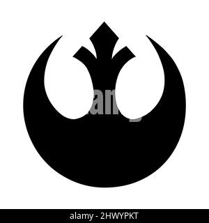 Rebel alliance symbol icon Stock Photo - Alamy