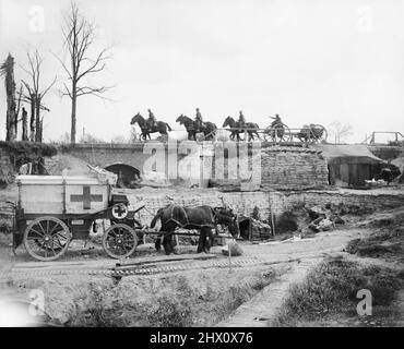 Horse ambulance, First World War Stock Photo - Alamy