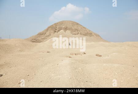 The Pyramid of Hawara, Most Known for Its Lost Labyrinth Stock Photo ...