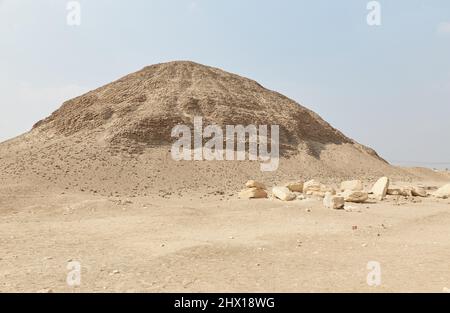 The Pyramid of Hawara, Most Known for Its Lost Labyrinth Stock Photo ...