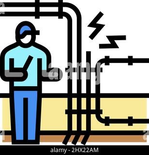 electrical fault finding line icon vector illustration Stock Vector ...