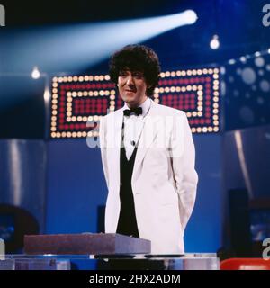 Disco ZDF Musiksendung, Moderator Ilja Richter, 1981. Disco, ZDF TV ...