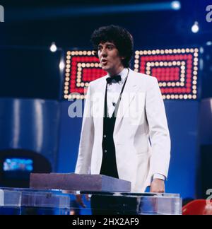 Disco ZDF Musiksendung, Moderator Ilja Richter, 1982. Disco, ZDF TV ...