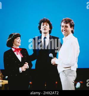 Moderator Ilja Richter in "Disco", Deutschland 1970er Jahre. German ...