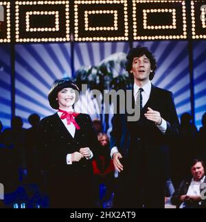 Moderator Ilja Richter in "Disco", Deutschland 1970er Jahre. German ...