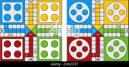 Ludo printable board game vector image Stock Vector Image & Art - Alamy