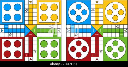 Ludo printable board game vector image Stock Vector Image & Art - Alamy