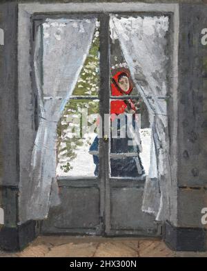 Claude Monet, The Red Kerchief, painting, 1868-1873 Stock Photo - Alamy